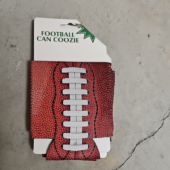 Kitchen | Nwt Football Can Coozie In Red And White | Poshmark